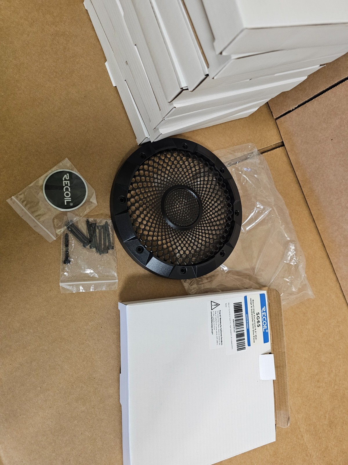 1 - 6.5" 6.5 6 1/2 Inch Inches High Excursion Subwoofer Speaker Grill ...