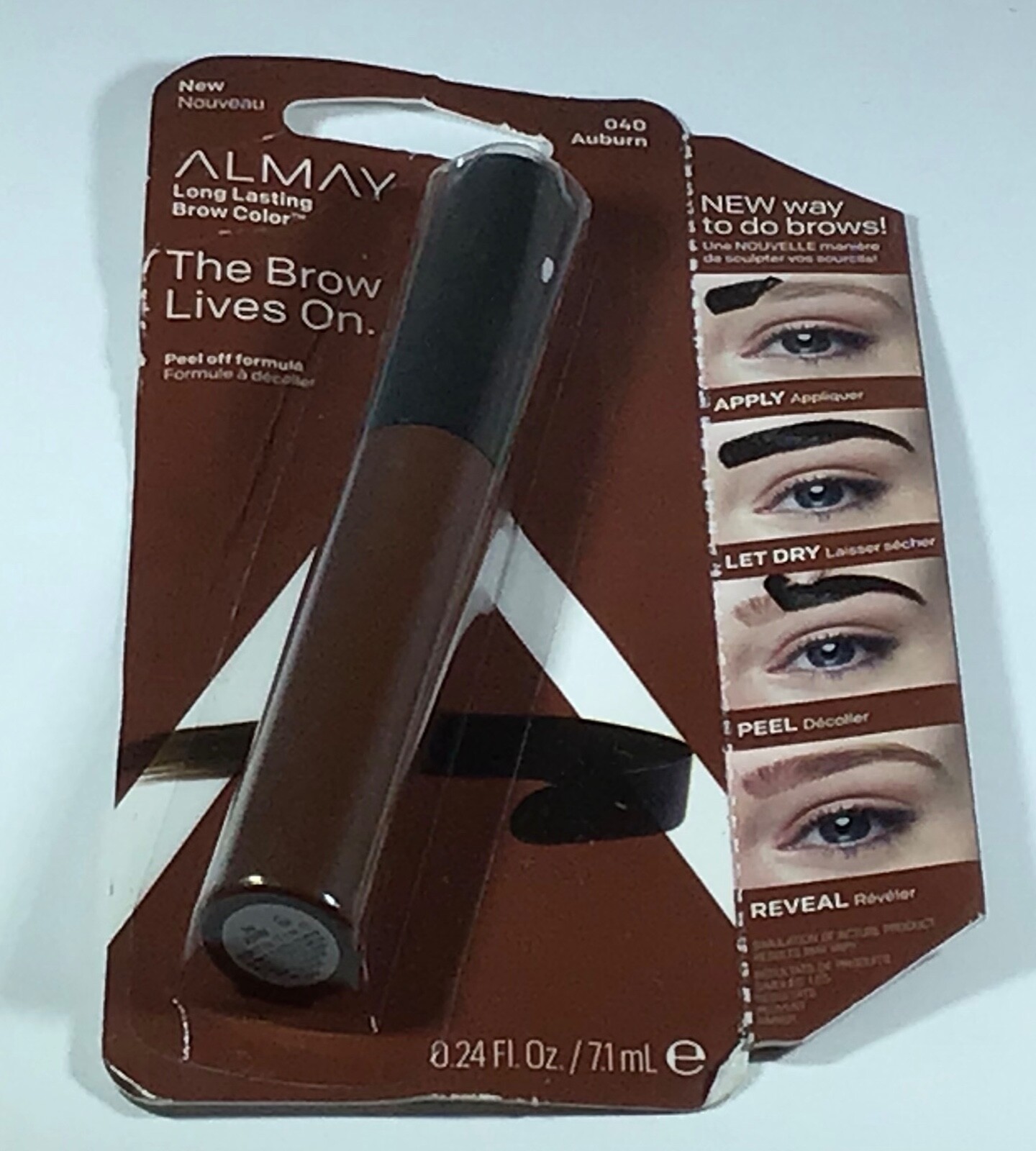 Almay Long Lasting Brow Color The Brow Lives On Peel Off Formula 040 ...
