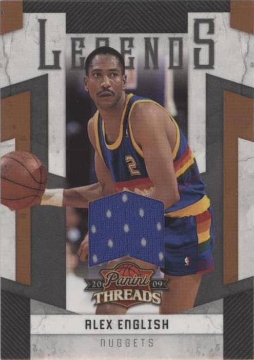 2009-10 Panini Threads - Legends Alex English #10 Materials /100 (MEM ...