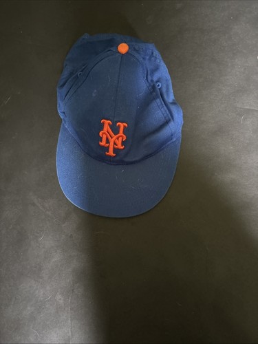 New York Mets Adjustable Cap Blue/Orange Logo | eBay