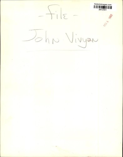 1962 Press Photo Actor John Vivyan From "Death Valley Days" Television ...