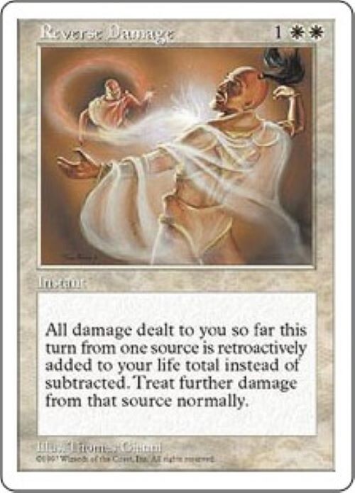 MTG 5th Edition - Reverse Damage NM | eBay