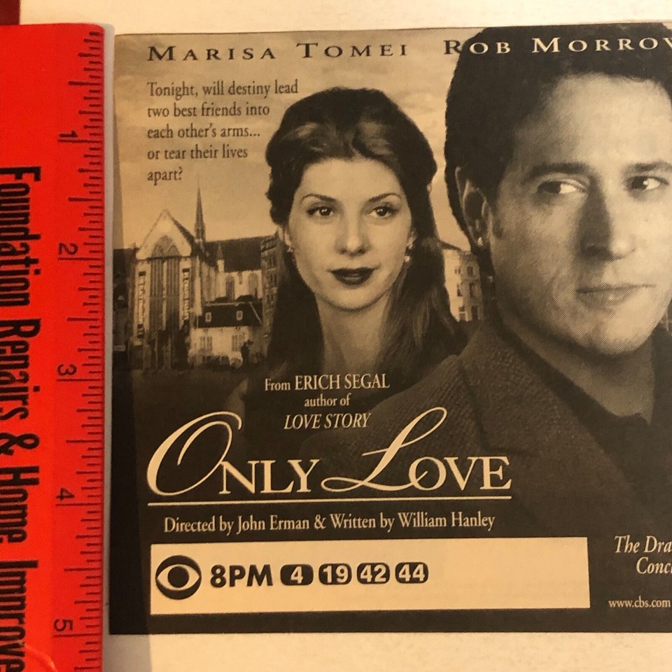 Only Love TV guide Print Ad Rob Morrow Marisa Tomei TV1 | eBay