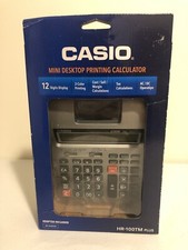 Casio Mini Desktop Printing Calculator Hr-100tm Plus for sale online | eBay