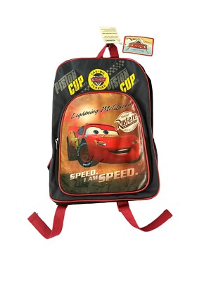 NEW Disney Pixar Cars Kids Backpack (year 2006 Cars Release) 15 inch ...