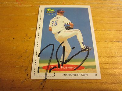Dave Fleming Autographed Signed 1991 Classic/Best #284 Card MLB Seattle ...