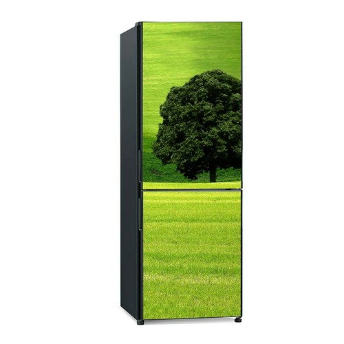Removable Decor Fridge Freezer Sticker Decal Green tree nature in ...