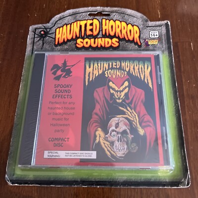 Haunted Horror Sounds Halloween CD Haunted House Party Music SEALED ...