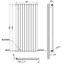 Flat Panel Oval Column Horizontal Vertical Designer Radiator Central ...