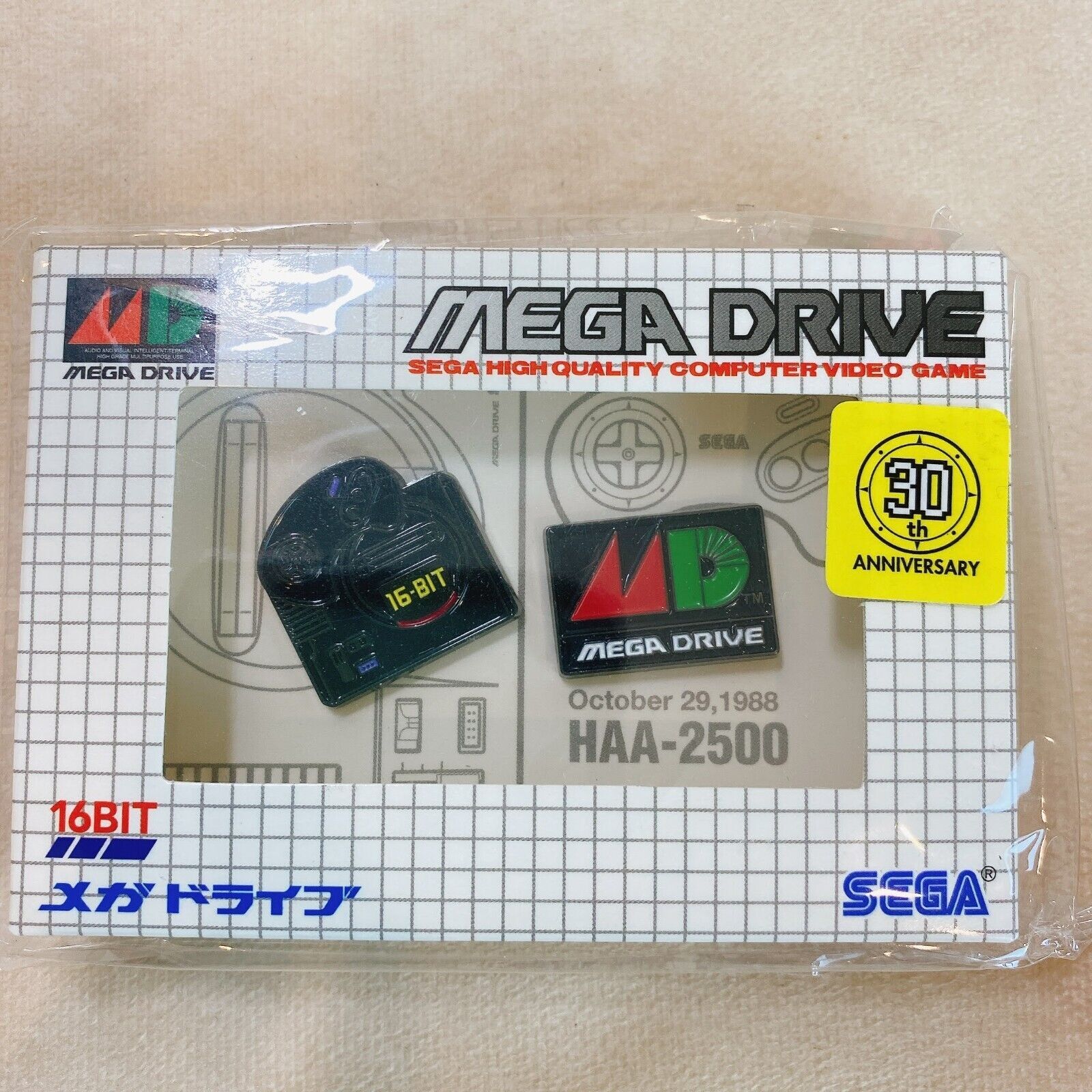 3 set 2019 SEGA official pin badge Pins MEGADRIVE SEGASATURN Dreamcast ...
