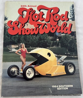 Pac Man Video Game Car / 1984 24th Annual Hot Rod Show World Program | eBay