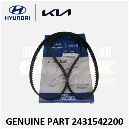 GENUINE OEM Hyundai Kia Timing Valve Belt 2431542200 | eBay