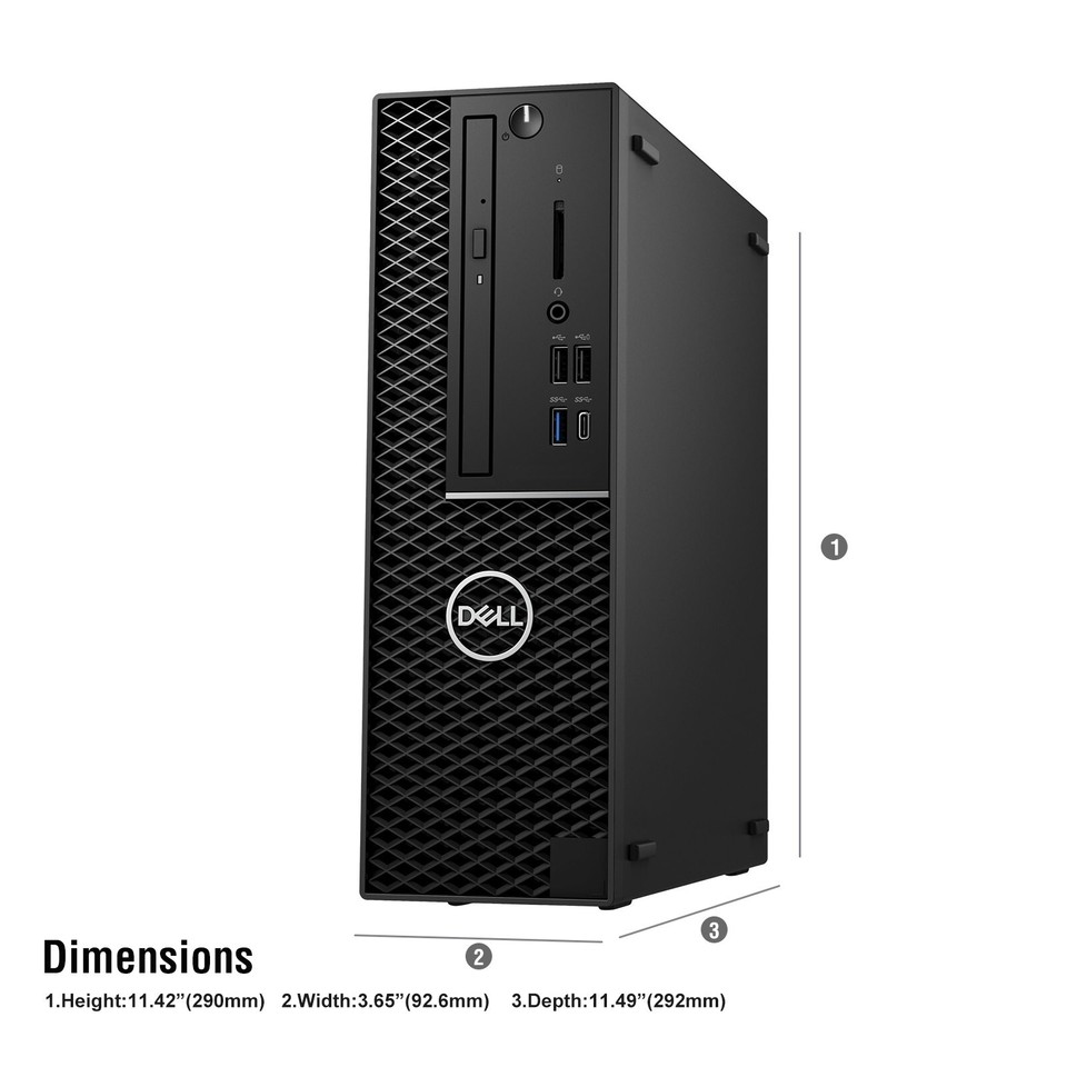 Dell Desktop Computer i7 8th PC 64GB RAM 1TB NVMe SSD Win 11 Pro Type-C ...