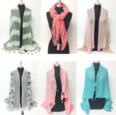 US SELLER - WHOLESALE SCARF Lot 12 PCS Fashion Chiffon Scarves Soft ...