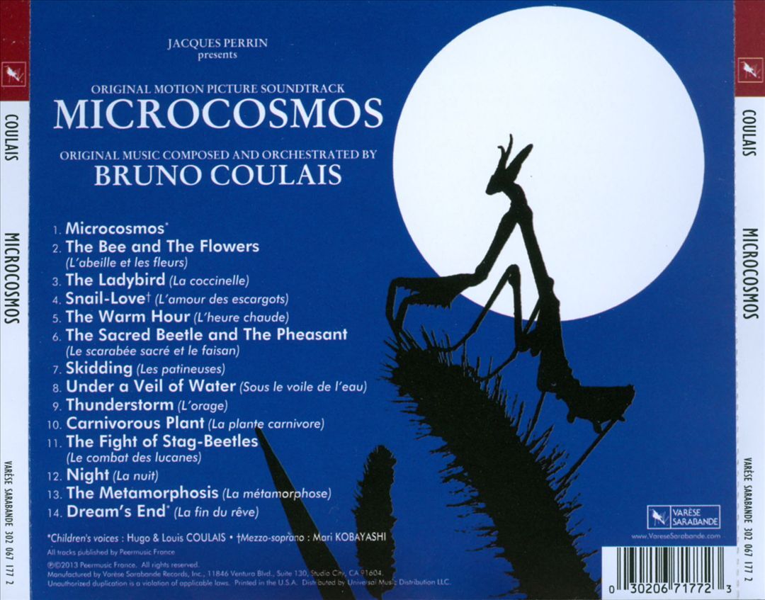 BRUNO COULAIS MICROCOSMOS (ORIGINAL SOUNDTRACK) NEW CD 30206717723| eBay