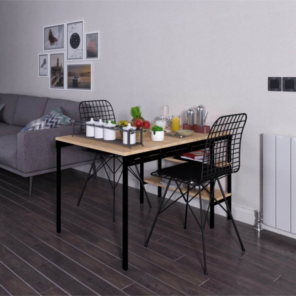 Folding Wall Mounted Murphy Dining Kitchen Table Converts to 6-Tier ...