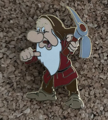 Disney Snow White And The Seven Dwarfs Grumpy Pick Ax Pin | eBay