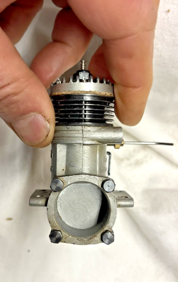 3.5 CCM ENGINE WEBRA GLOW PLUG-VERY GOOD COMPRESSION- NICE EXAMPLE ...