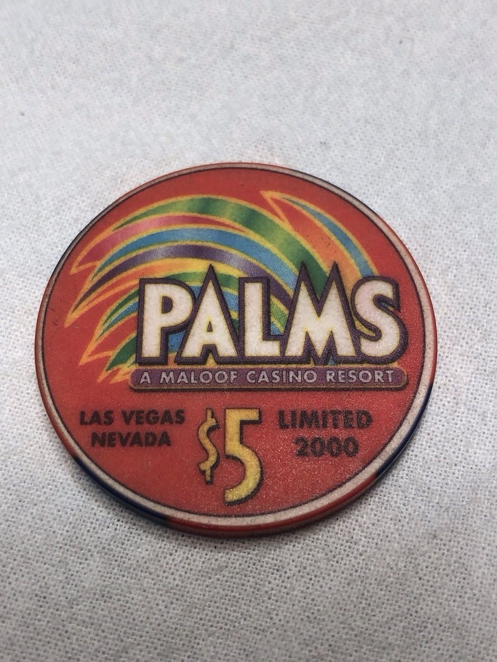 A217 - Casino Chip - 2003 - Palms - $5 - Brook Burke Stuff Mag - Ltd ...