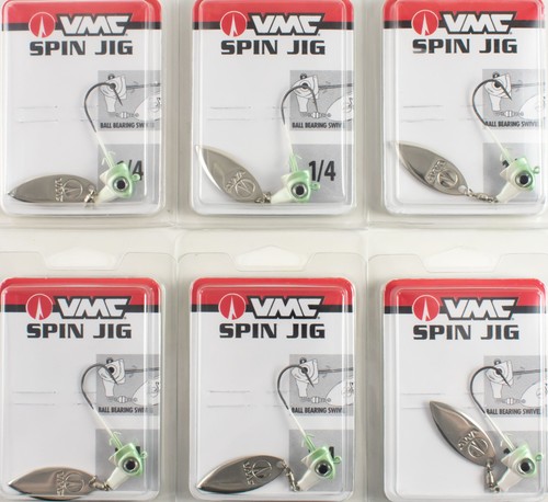 (LOT OF 6) VMC SPIN JIG 1/4OZ SPJ14-BBH BLUE BACK HERRING CP7106 | eBay