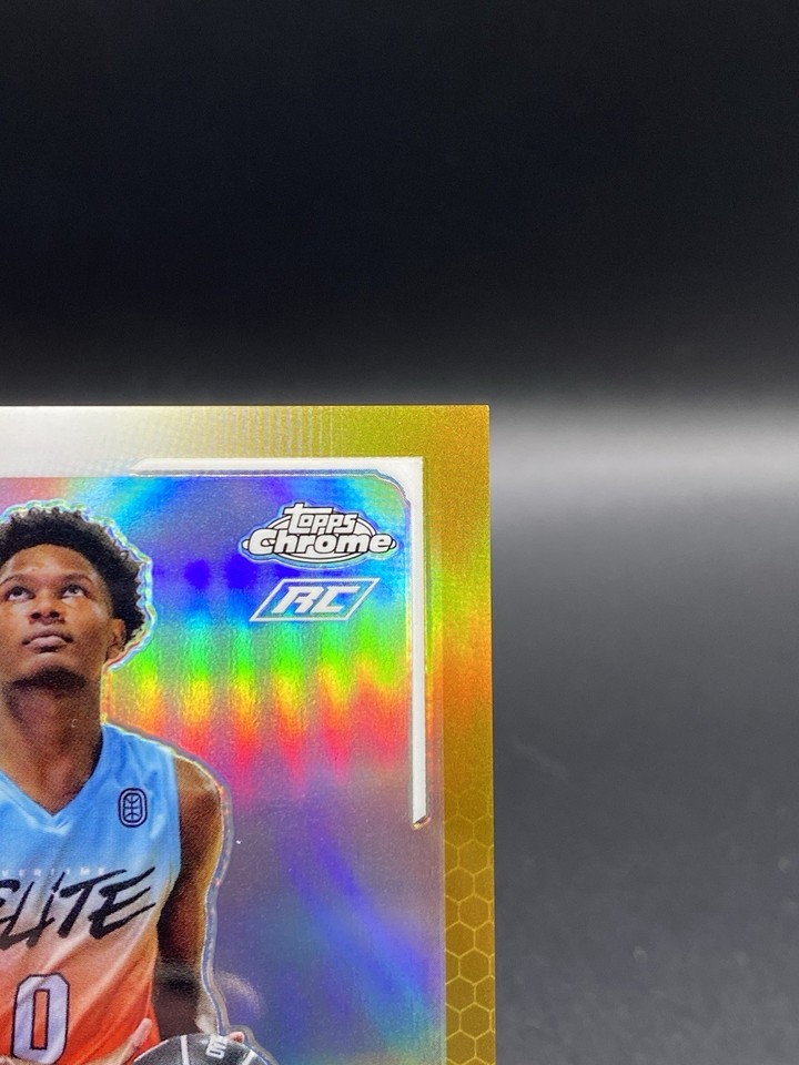 2021-22 Topps Chrome OTE Overtime Elite AUSAR THOMPSON Gold /50 | eBay