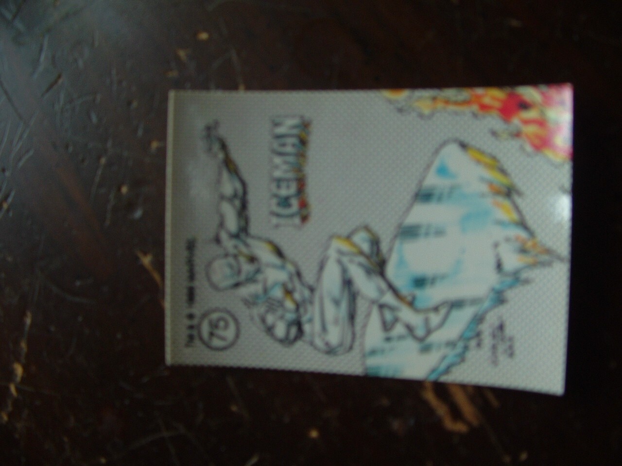 1986 Comic Images Marvel Universe Stickers # 75 Iceman | eBay