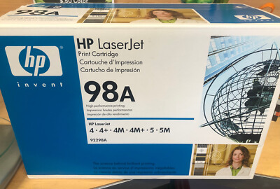 Genuine HP 98A Black Toner Cartridge Sealed Box 88698005668| eBay