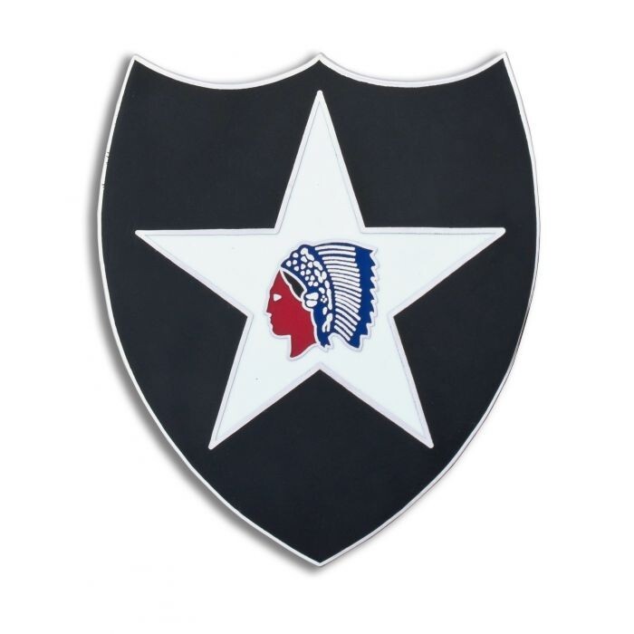 US ARMY 2ND INFANTRY DIVISION COMBAT SERVICE IDENTIFICATION BADGE Lapel ...