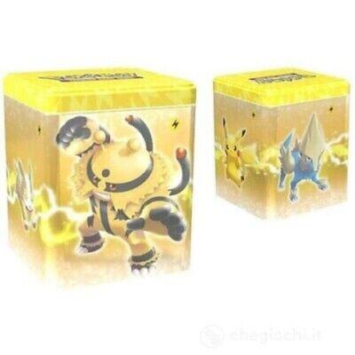 Pokemon Stacking Tin Electro Electric 4 Envelopes + Coin Pikachu ...