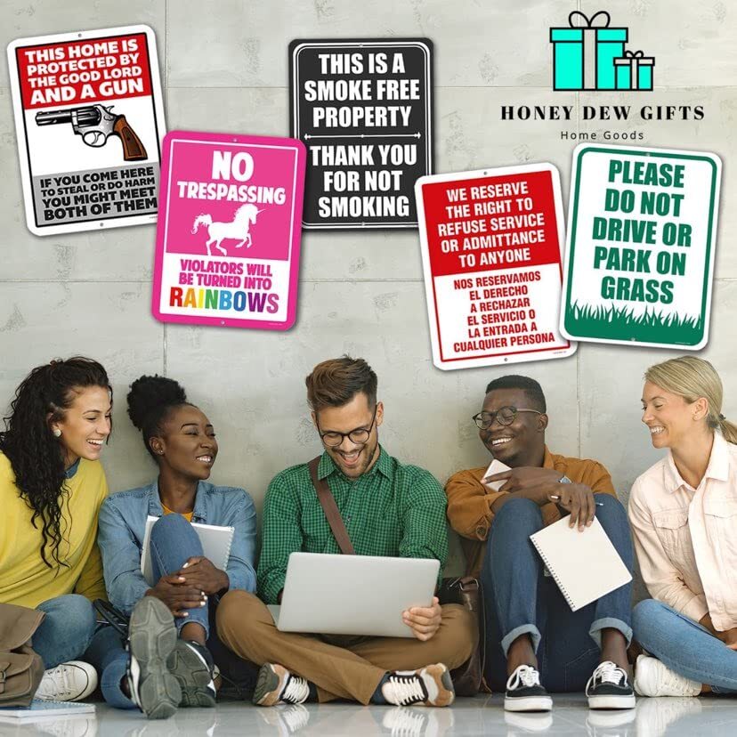 We Reserve The Right To Refuse Service Sign 9x12 Inch Metal Aluminum ...