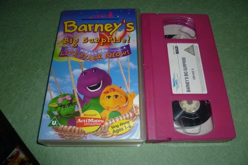 BARNEY'S BIG SURPRISE! HIS ALL NEW LIVE STAGE SHOW! VHS/PAL | eBay UK