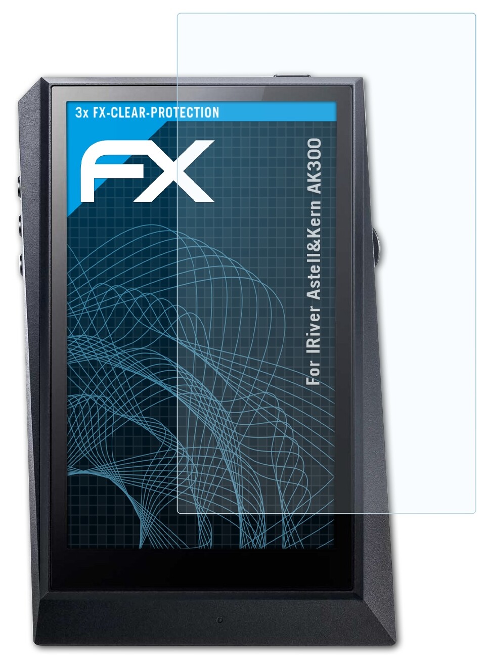 atFoliX 3x screen protector for IRiver Astell & Core AK300 protective ...