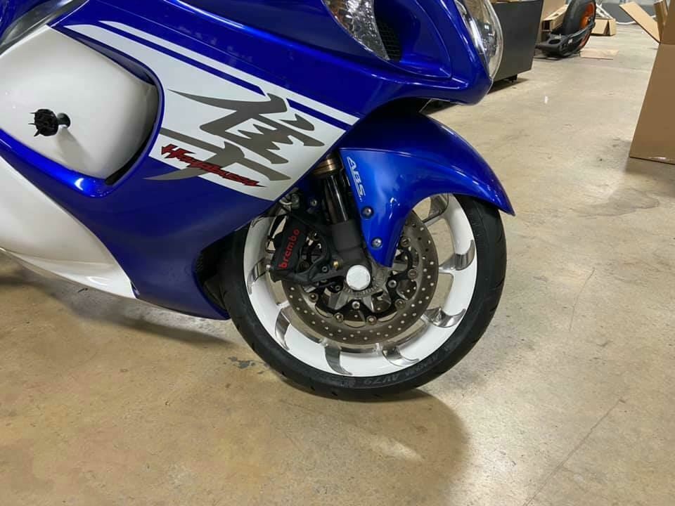 1999-2019 Suzuki Hayabusa Hayabusa 330 OSD Fat Tire Kit White Tornado ...