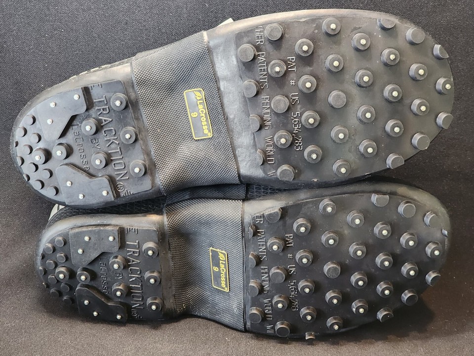 LaCrosse Tracktion 2-Buckle Rubber Overshoe Work Boots, Mens Sz 9M ...