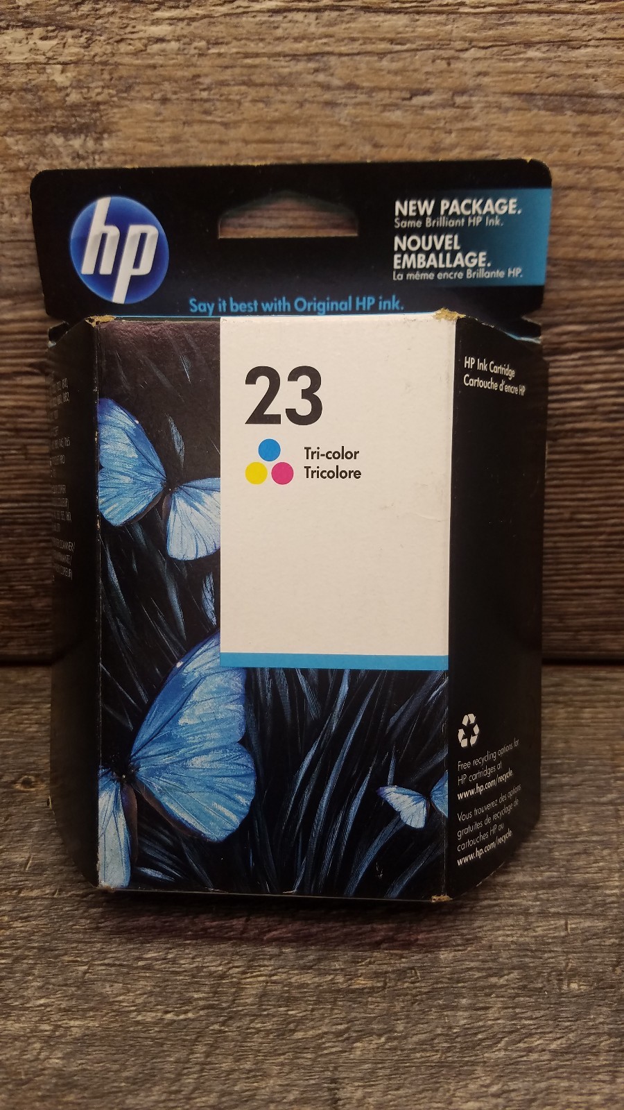 Genuine HP 23 Tri-Color Ink Cartridge C1823D Expired 2011 Factory ...