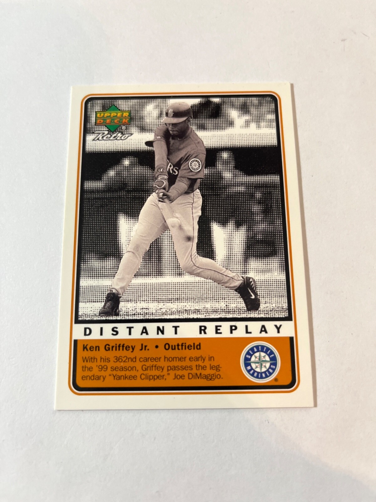 1999 Upper Deck Retro Distant Replay #D1 Ken Griffey Jr Sample Card | eBay