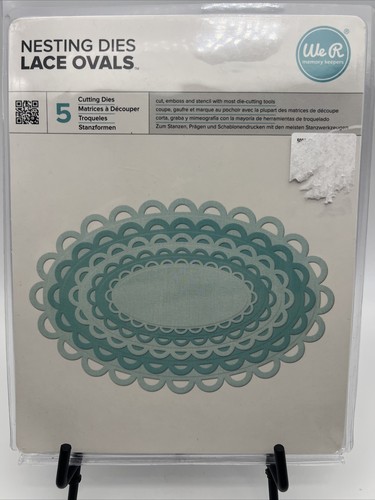 NESTING DIES LACE OVALS - We R memory Keepers 5PC Die Crafts Cards ...