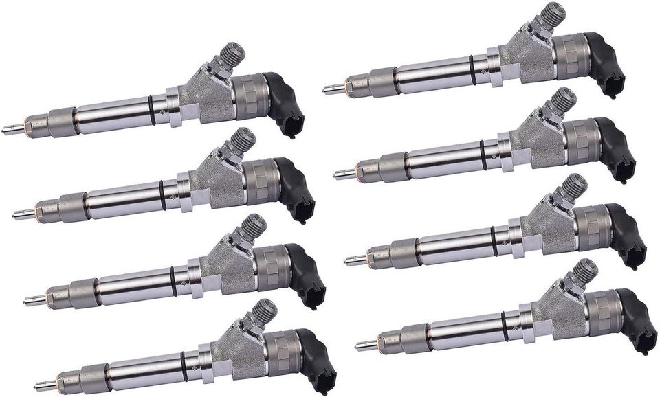 8X 0986435520 Bosch Diesel Fuel Injector For GMC LMM Duramax 2007.5 ...