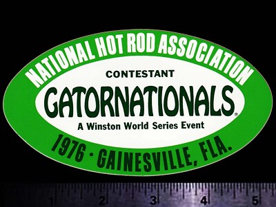 NHRA Gatornationals Gainesville, Fla. 1976 Original Vintage Racing ...