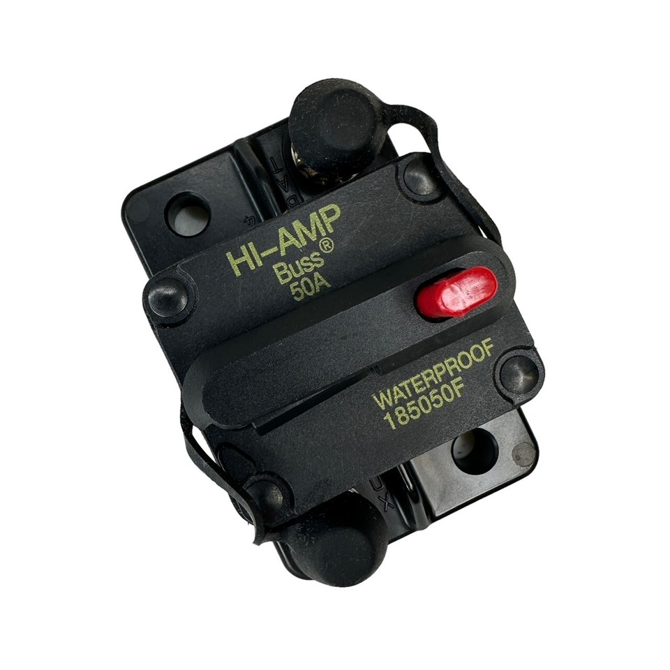 New Cooper Bussmann 185050F Thermal Waterproof Circuit Breaker 50 Amp ...
