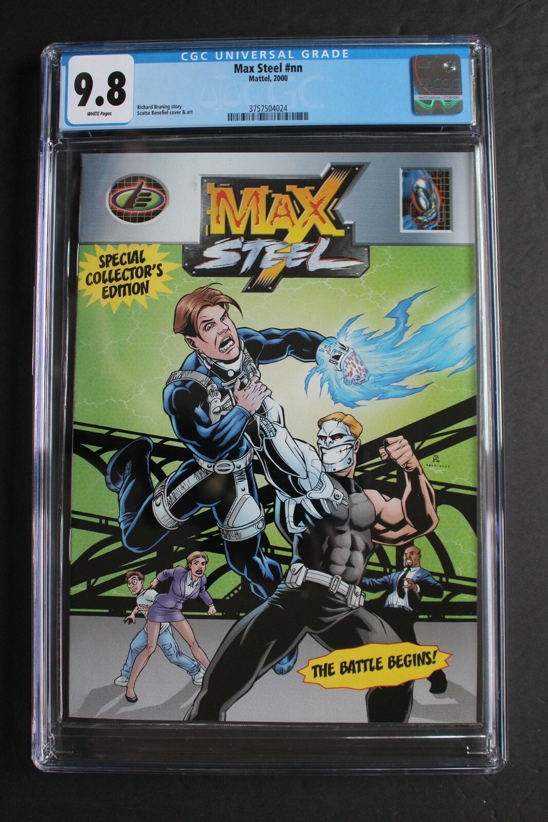 MAX STEEL #NN 1st Comic 2000 Mattel Animated Teletoon Disney TV TOYS ...