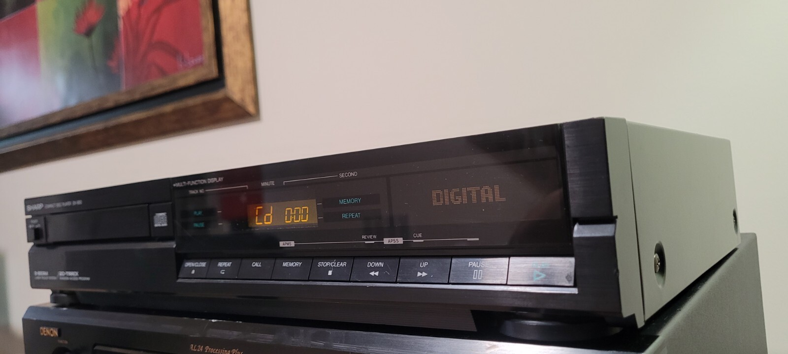 Sharp DX-650 CD Disc Player 3 Beam 20TR Single Disc Digital CD Player ...
