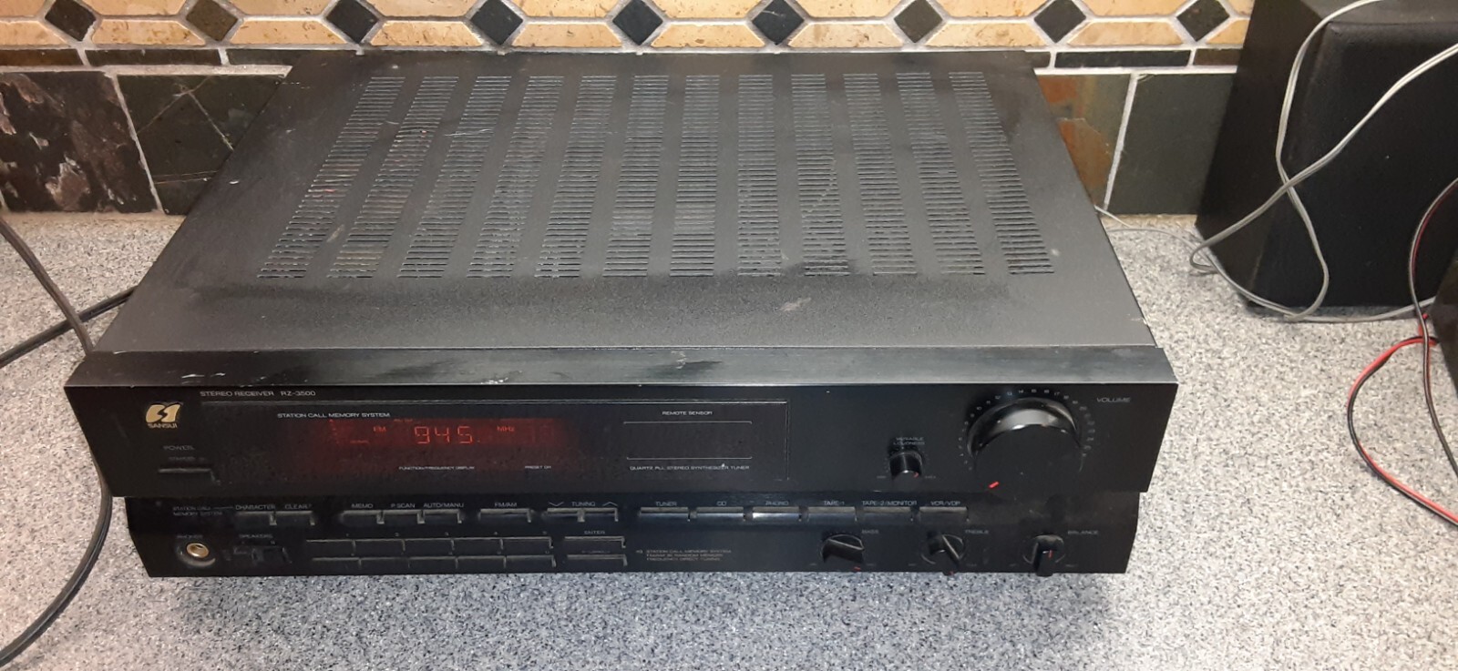 SANSUI RZ- 3500 Stereo Receiver No Remote Control. For parts | eBay