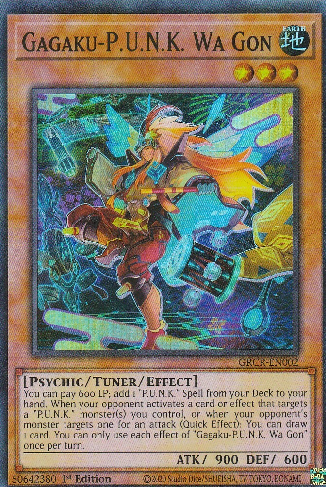 YUGIOH HOLO CARD NOH- P.U.N.K. ZE AMIN GRCR-EN004 1ST EDITION | eBay