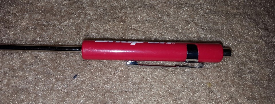 4 Snap on items 2 pocket screwdriver magnet end red + 2 snap on pen ...