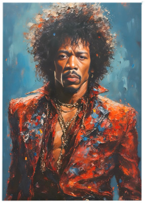 JIMI HENDRIX * Custom ACEO * Fun Novelty * MUSIC ARTIST * Art Card ...