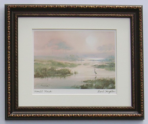 Brent Heighton, Canadian Artist "Moonlit Marsh" Art Print | eBay