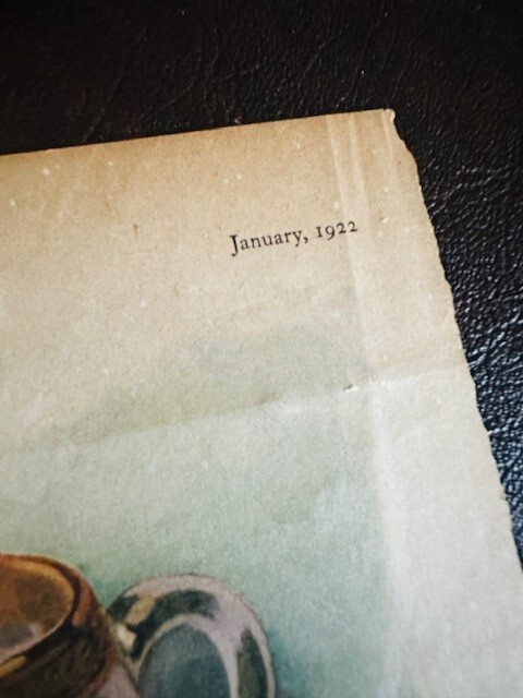 January 1922 Ladies Home Journal Magazine Antique Advertising Perfume 2 ...