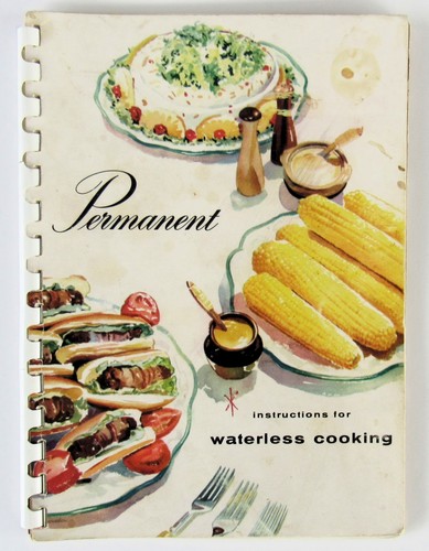 c1950 Solar Permanent Stainless Steel Cookware Waterless Cooking Recipe ...