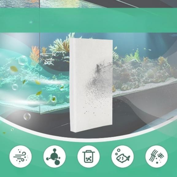 50x120cm Aquarium Filter Pad Polyester Fiber for Fish Tank with ...